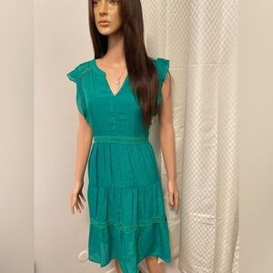Dresses | Indigo Rose Sleeveless Layered Lace Trim Dress | Poshmark